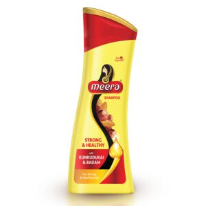 meera strong & healthy shampoo, 180ml