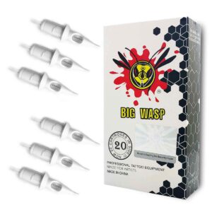 bigwasp professional disposable 1003rl tattoo needle cartridge #10 bugpin 3 round liner (3rl) 20pcs