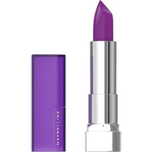 maybelline color sensational matte lipstick, violet vixen, 1 tube