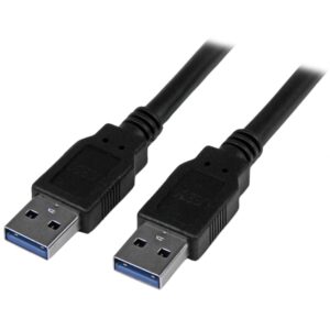 startech.com 3m 10 ft usb 3.0 cable - a to a - m/m - long usb 3.0 cable - usb 3.1 gen 1 (5 gbps) (usb3saa3mbk)