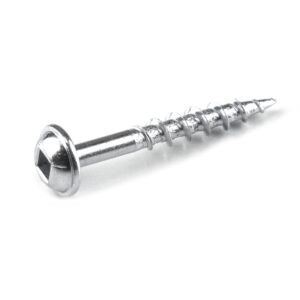 kreg sml-c125-1200 zinc pocket screw - 1 1/4 inch #8 coarse thread - maxi-loc head - 1200 count