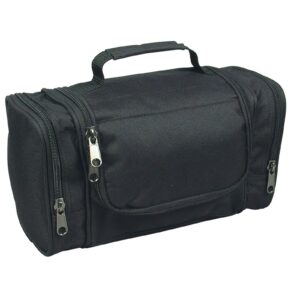 proequipe deluxe travel kit w/hanger luggage accessories personal care bag (black) free return