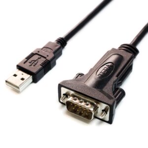 tera grand - premium usb 2.0 to rs232 serial db9 adapter cable 6 feet - supports windows 11, 10, 8, 7, vista, xp, 2000, 98, linux and mac - built with ftdi chipset and thumbscrews