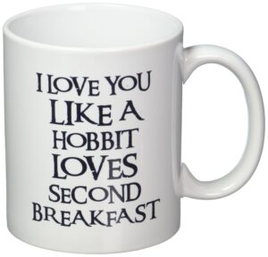 i love you like a hobbit loves second breakfast 11 ounces coffee mug willcallyou