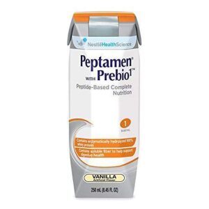 peptamen vanilla with prebio 1.0 calorie 250 milliliter, case of 24