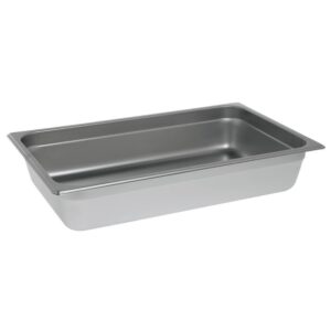 hubert steam table pan hotel pan full size stainless steel - 4" d