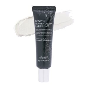 benton fermentation eye cream 30g (1.05 oz.) - galactomyces & bifida ferment anti-wrinkle eye treatment cream, dark circles & puffiness & under eye bags