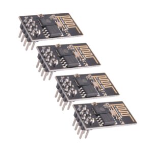 makerfocus 4pcs esp8266 esp-01 serial wireless wifi transceiver module compatible with arduino