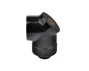 thermaltake pacific diy lcs black g1/4 90 degree adapter fitting (cl-w052-cu00bl-a)