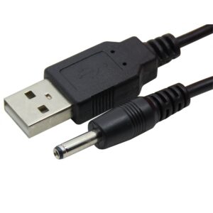 cabledeconn usb a to dc 3.5 mm/1.35 mm 5 volt dc barrel jack power cable