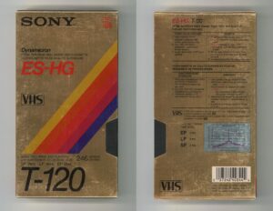 sony dynamicron es-hg blank vhs tape