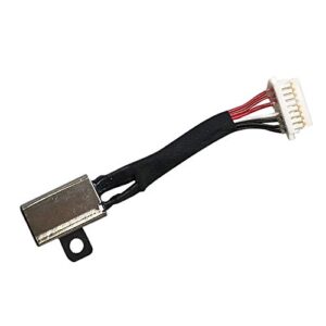 gintai dc in power jack cable for dell inspiron 15 (5568 7569 7579 7570/7558) 13 (5368 5378 7368 7378/7347 7348 7352 7353 7359) pf8jg 0pf8jg 450.07r03.0013 450.07r03.0021