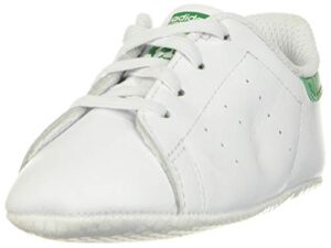 adidas originals baby unisex stan smith white/white/green 5k