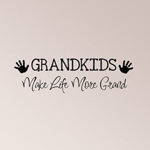 36"x12" grandkids make life more grand wall decal sticker art home decor