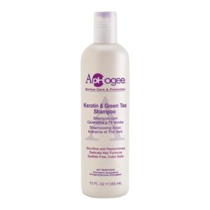 aphogee keratin and green tea 12-ounce shampoo, 12 ounce