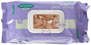 lanisinoh clean and conditioning cloth baby wipes 80 count (4 pack)