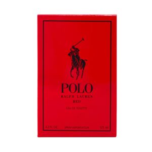 ralph lauren polo red eau de toilette spray for men 4.2 ounce