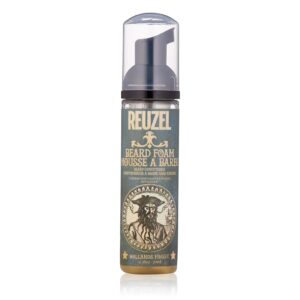 reuzel beard foam, reduces beardruff and itchy skin, 2.36 oz