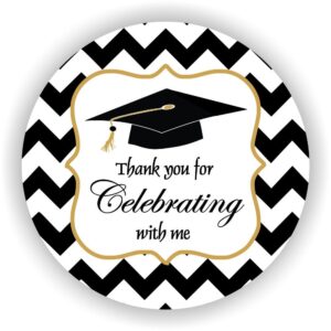 philly art & crafts graduation stickers - graduation favor stickers - graduation labels - set of 40 stickers