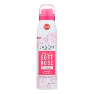 jason dry spray deodorant, delicate soft rose, 3.2 oz