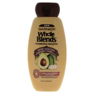 garnier whole blends shampoo with avocado oil & shea butter extracts, 4 count