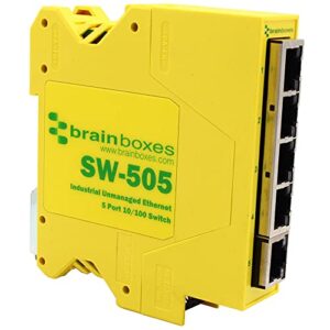 brainboxes ethernet switch 5 port sw-505