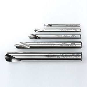 yg1 nc spotting drill 8% cobalt hss 1/8 to 1/2" 120 degree 5 pc set cnc machine