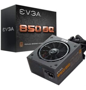 evga 850 bq, 80+ bronze 850w, semi modular, 5 year warranty, includes free power on self tester, power supply 110-bq-0850-v1