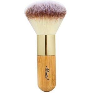 matto bamboo powder mineral kabuki brush - large coverage powder mineral foundation makeup brush 1 piece