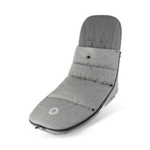 bugaboo footmuff, grey melange