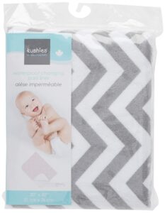 kushies baby deluxe change pad, terry grey