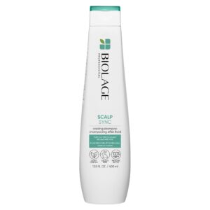 biolage cooling mint shampoo | cleanses excess oil | for oily hair | cool sensation | cruelty free | vegan | salon shampoo | 13.5 fl. oz