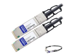 addon cisco meraki ma-cbl-40g-1m compatible taa compliant 40gbase-cu qsfp+ to qsfp+ direct attach cable (passive twinax, 1m)