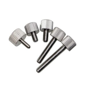 m3 x 6mm thumb screws plain type metric (thread dia. 3.0mm) knurled head,10 piece