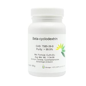 beta-cyclodextrin, 99.9% min, ultra pure, 100 g, holiday sale!