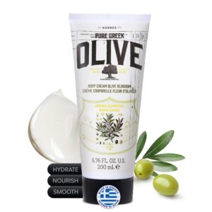 korres olive body cream, olive blossom, 6.76 fl. oz.