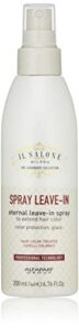 il salone milano professional eternal leave-in conditioner spray for color treated hair - protects and prolongs color - premium quality - 6.76 fl. oz. / 200ml