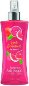 body fantasies signature sparkling pink grapefruit by parfums de coeur body spray 8 oz for women