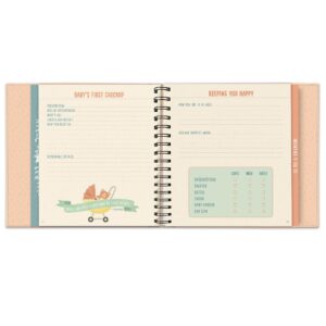 baby's first years guided journal by studio oh! - bundle of joy - 9" x 9" - beautifully illustrated hardcover journal with storage pockets creates a keepsake of baby's earliest years