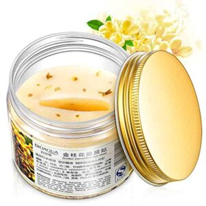 bioaqua gold osmanthus lemon eye mask 80 pcs women collagen gel protein nourishing