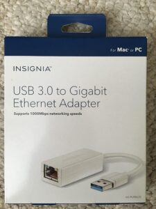 insignia - usb 3.0-to-gigabit ethernet adapter - white