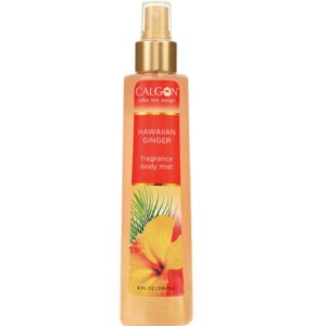 calgon hawaiian ginger fragrance body mist 8 oz (pack of 8)