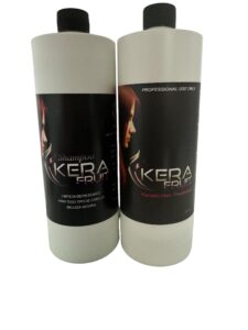 keratina de chocolate kera fruit 1 litro - incluye shampoo anti residuos hidratacion capilar elimina el frizz