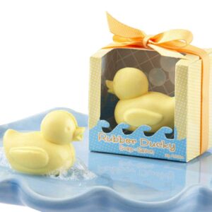 aixiang cute duck soap favors for baby shower favors baby shower birthday party decoration (24 pack)