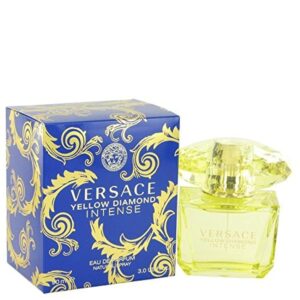 versace yellow diamond intense by versace eau de parfum spray 3 oz for women - 100% authentic