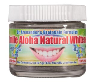 remineralize enamel as you whiten - dual action - usa-grade activated charcoal whitening powder - safe & healthy - use daily - organic - helps to reduce gum disease, recession, plaque, inflammation