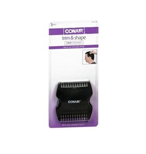 conair styling essentials trim & shape hair trimmer 1 ea (pack of 2)