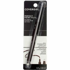 covergirl perfect point plus self sharpening eye pencil, espresso [210], 0.008 ounces (pack of 3)