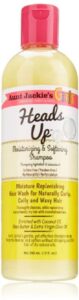 aunt jackie's girls heads up moisturizing & softening shampoo, 12 oz (pack of 3)