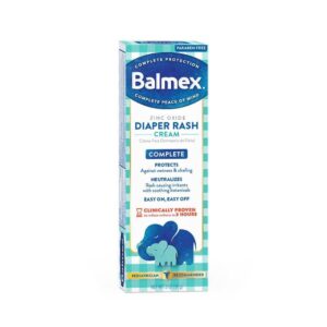 balmex complete protection zinc oxide diaper rash cream, advanced formula, 2 oz (2 pack)